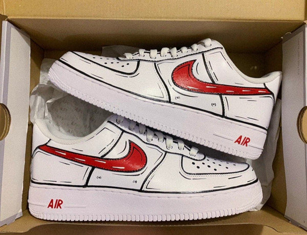 Cartoon Nike Air Force 1 Custom Shoes Sneakers – insdrip