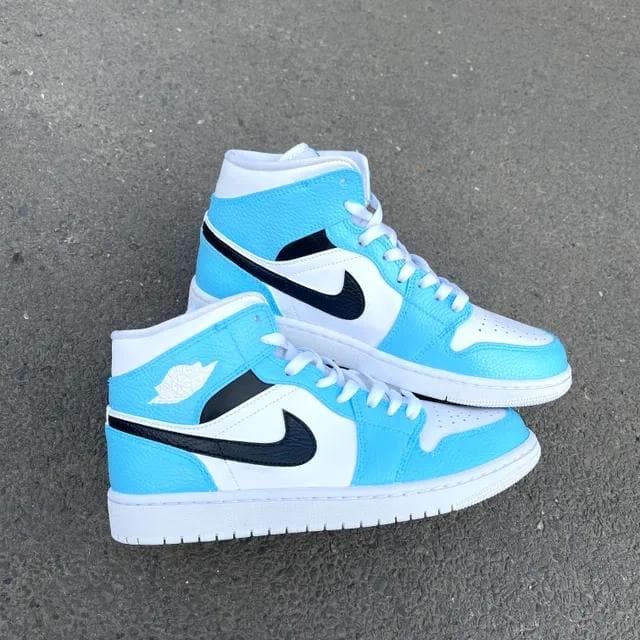 Custom Air Jordan 1 Blue & Black – insdrip
