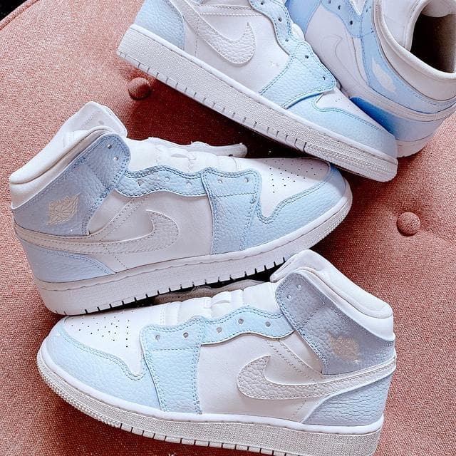 Custom Air Jordan 1 Baby Blue – insdrip
