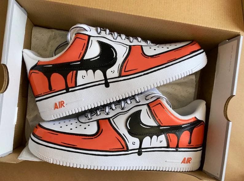 Cartoon Drip Custom Nike Air Force 1 – insdrip