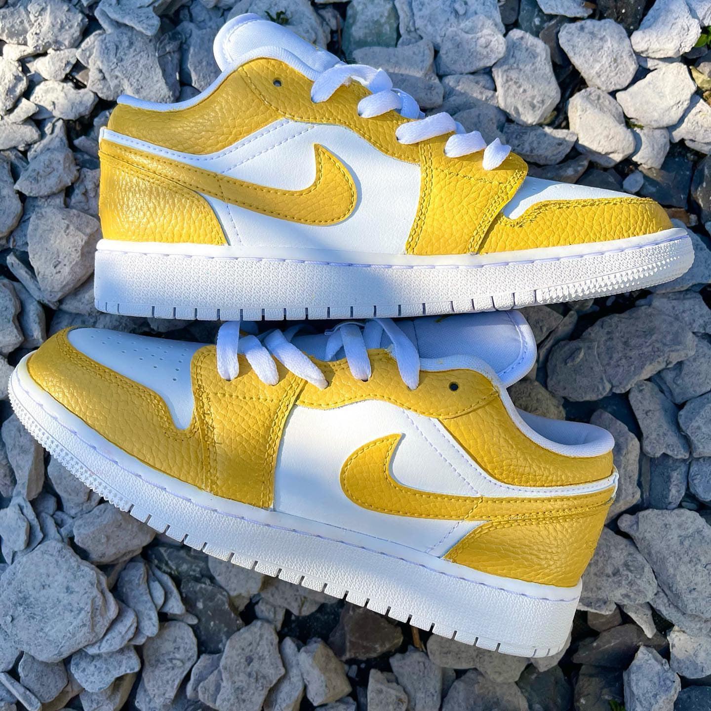 Custom Air Jordan 1 Yellow – insdrip
