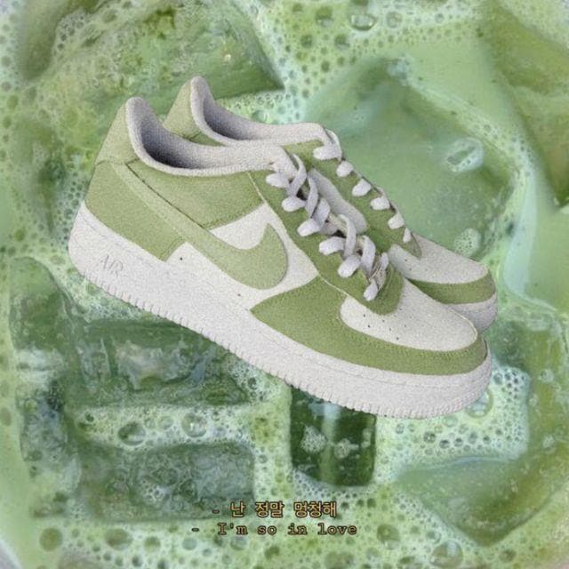 Matcha/Salbei Green Air Force 1’s – insdrip