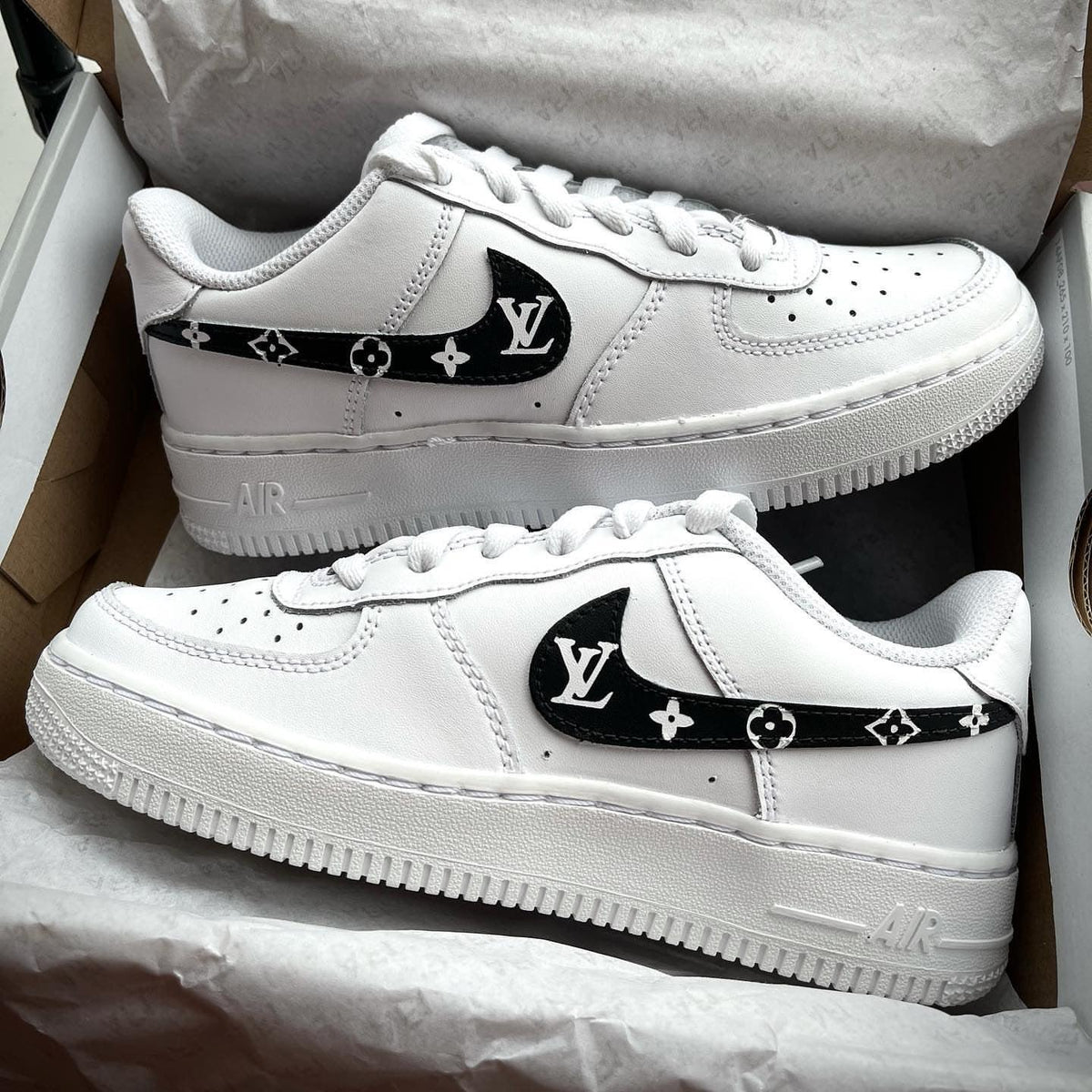 Custom Air Force 1 Black Design – insdrip