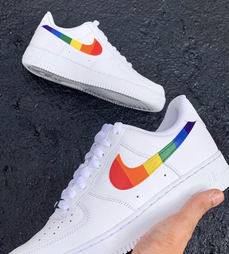 Custom Rainbow Nike Air Force 1 – insdrip
