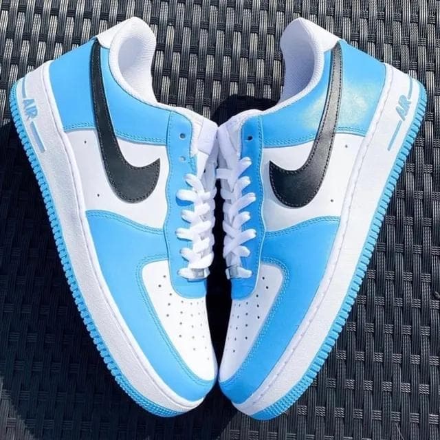 Custom Air Force 1 Blue Colourway – insdrip