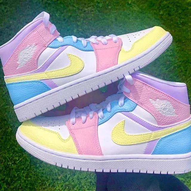 Personalizado Air Jordan 1 Pastel 🎀💎🍭 – insdrip