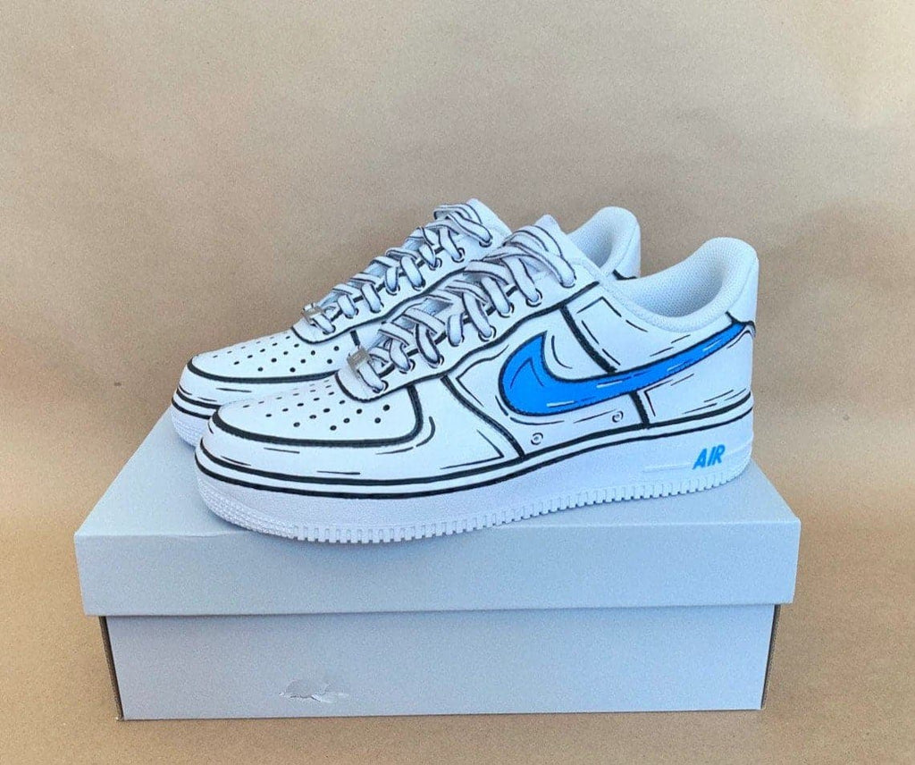 Cartoon Nike Air Force 1 Custom Shoes Sneakers – insdrip