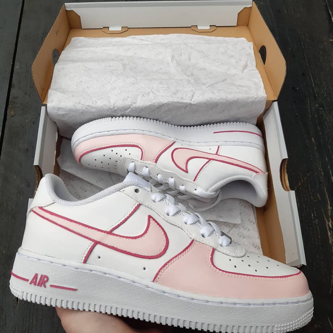 Pink Air Force 1 Custom – insdrip